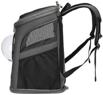XXL Cat Backpack large, capsule shape with porthole window Cosmocat fo ...