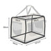 XXL Dog Transport Box, Foldable Soft Dog Kennel with Chew Proof Mesh W ...