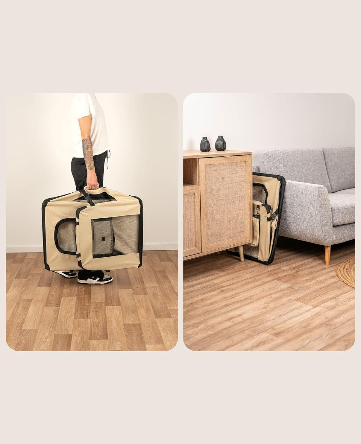 XXXL Dog Transport Box, Foldable, Extra large size, 100 x 70 x 70 cm ...